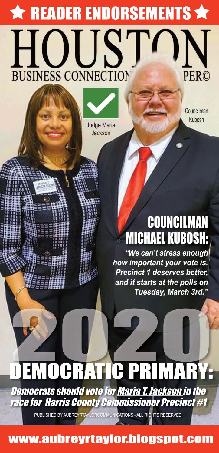 Judge Maria T Jackson is Endorsed by Houston City Council Member ...