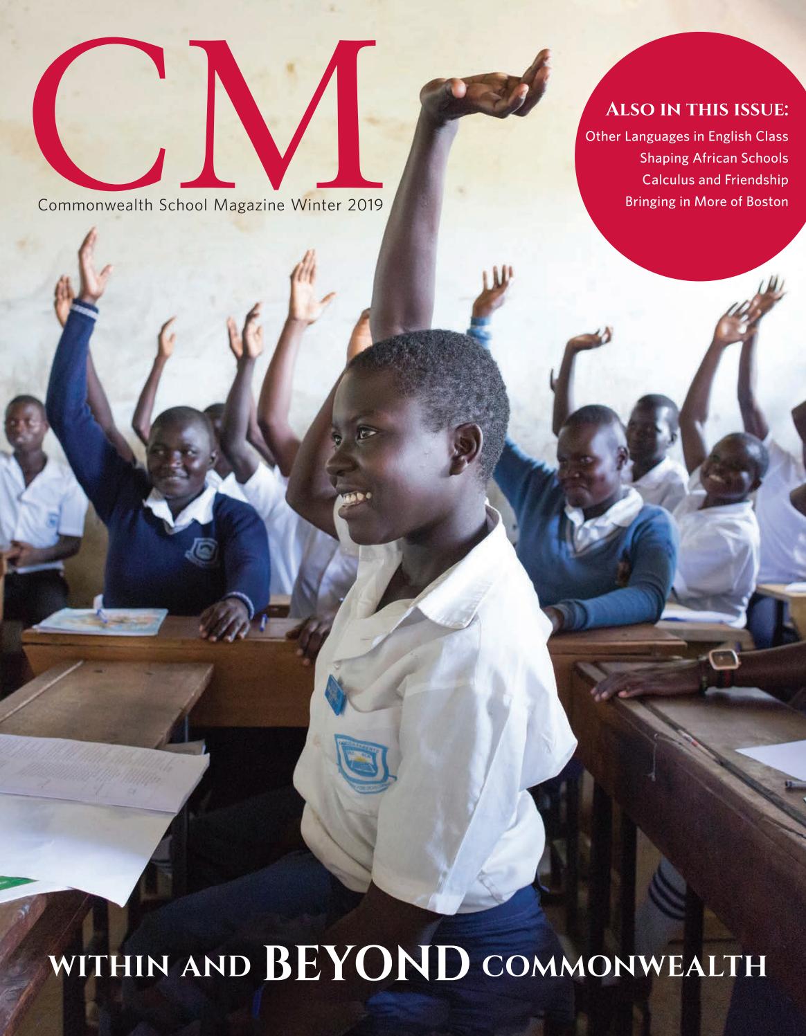 Commonwealth Magazine Winter 2019 by Commonwealth School - Issuu