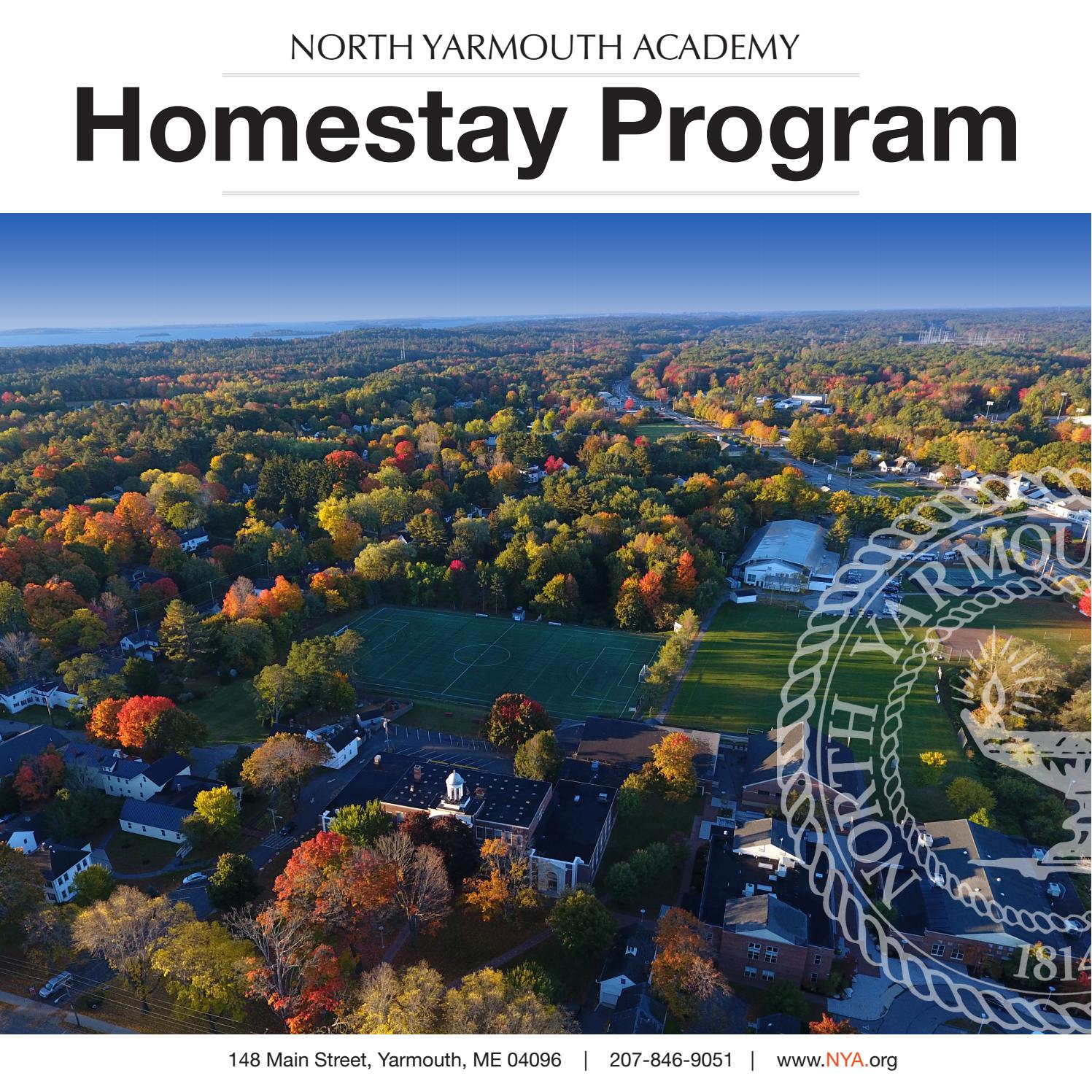 North Yarmouth Academy Homestay Brochure 2020 by North Yarmouth Academy ...