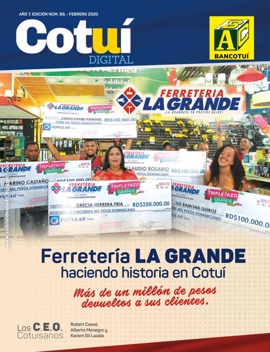 Ferretería La Grande de Cotui y Gaby Padilla de Fantino encabezan ...