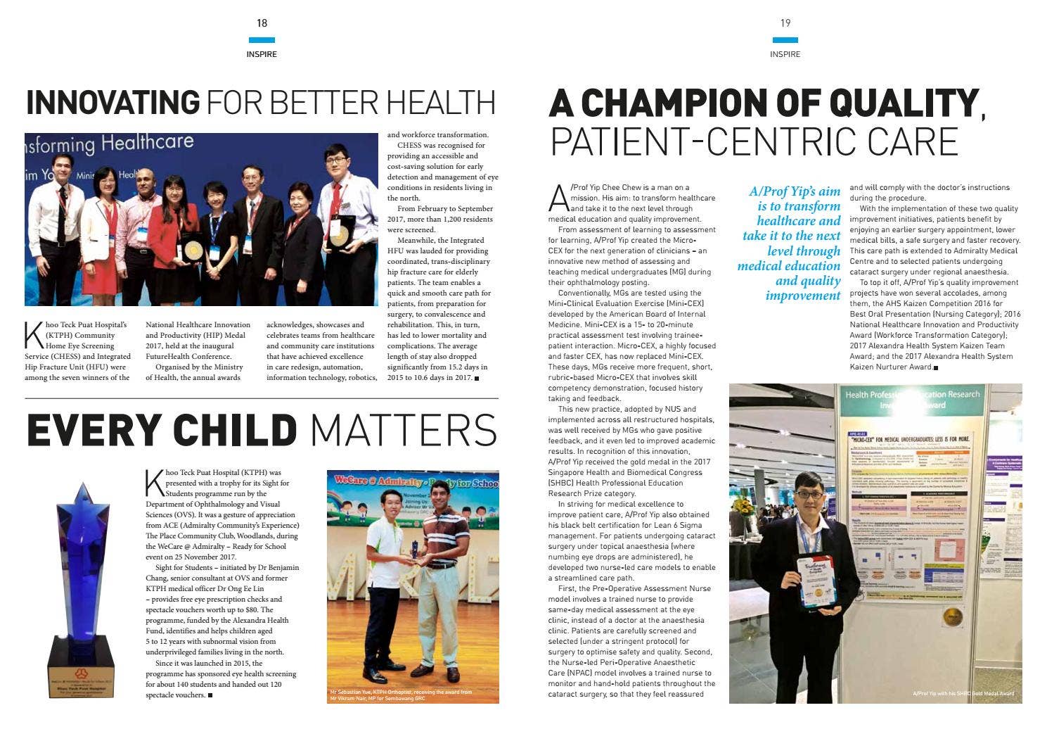 AHA magazine 2018 Issue 2 by Yishun Health - Issuu