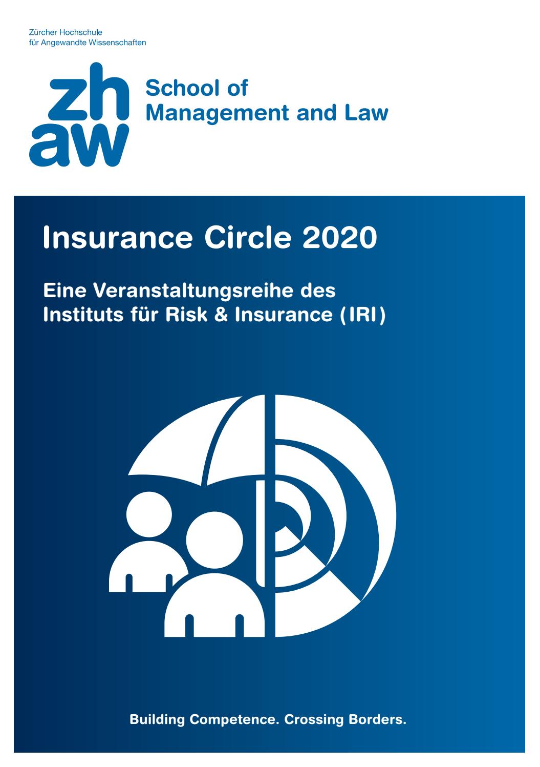 Insurance Circle 2019 by ZHAW School of Management and Law - Issuu