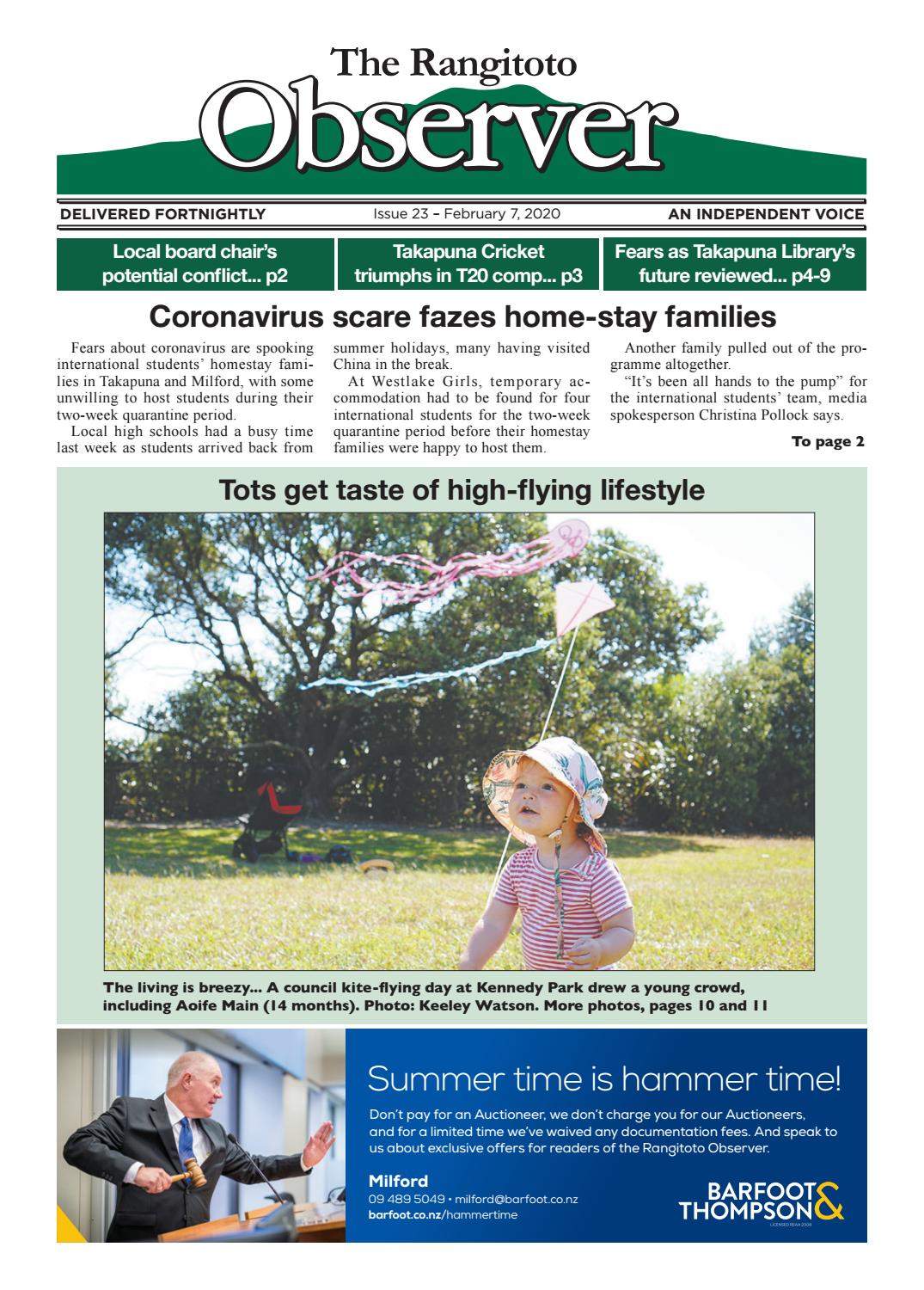 7 February 2020 Rangitoto Observer by Devonport Flagstaff - Issuu