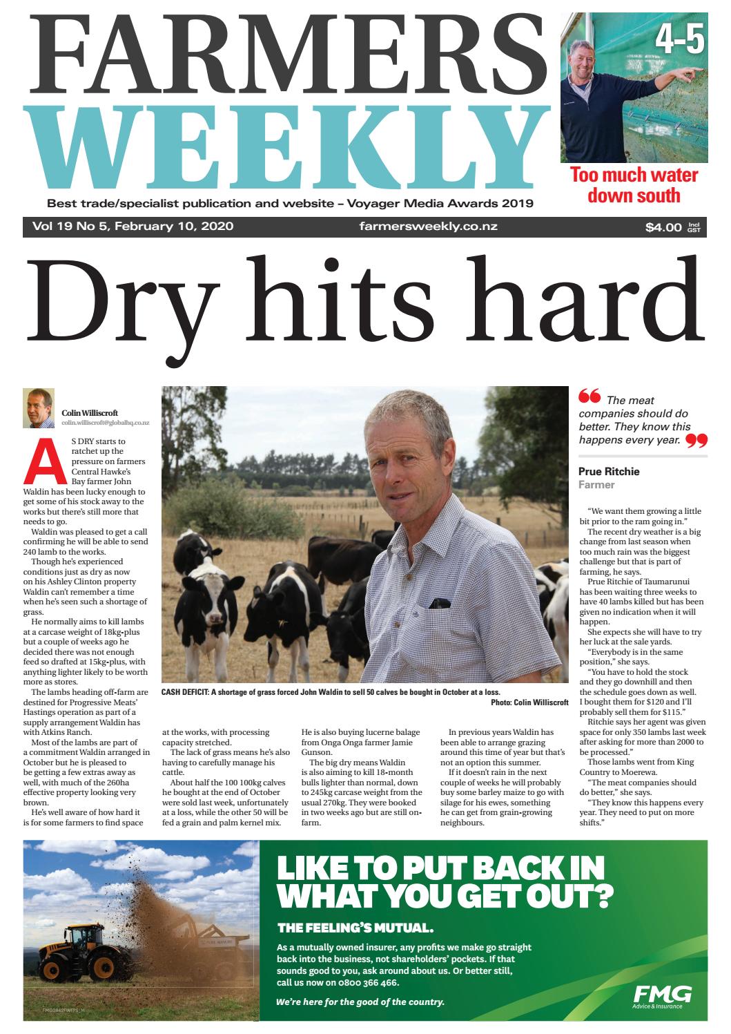 Farmers Weekly NZ February 10 2020 by AgriHQ - Issuu