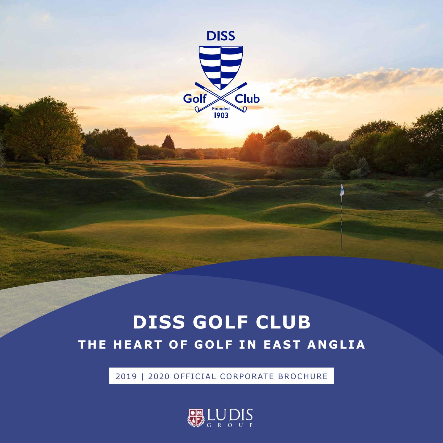 Diss Golf Club Official Corporate Brochure 2019 - 2020 by Ludis - Issuu