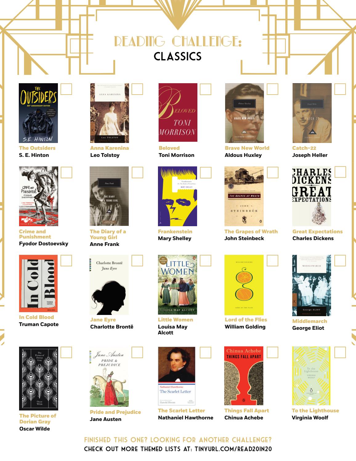 Reading Challenge: The Classics by PRH Library - Issuu
