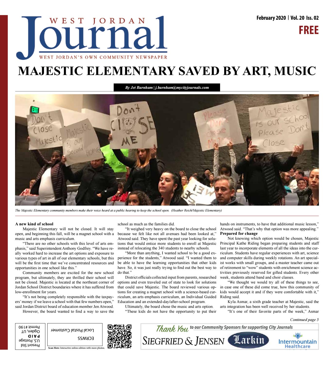 West Jordan City Journal February 2020 by The City Journals - Issuu