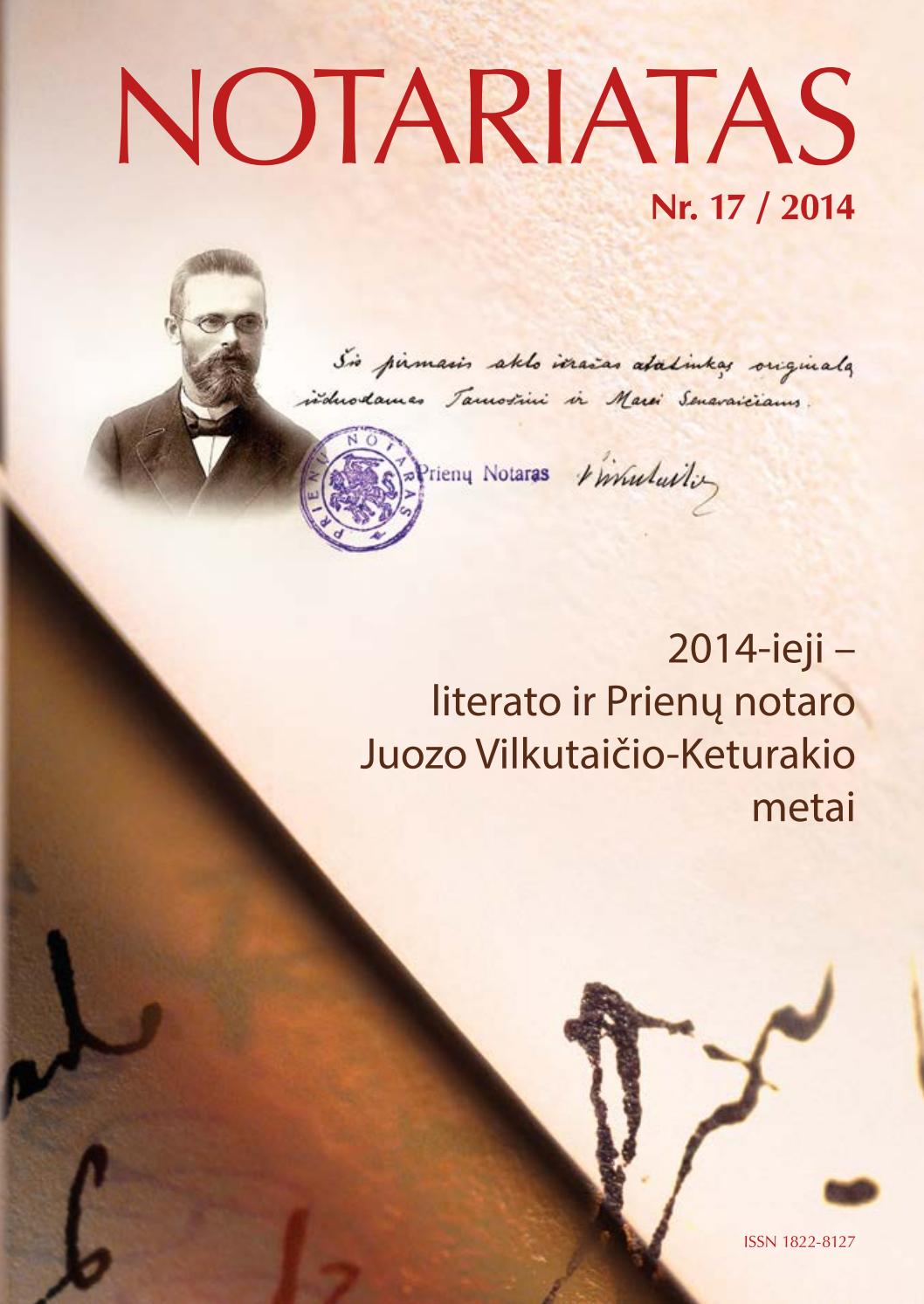 Notariatas Nr.17 by Lietuvos notarų rūmai - Issuu