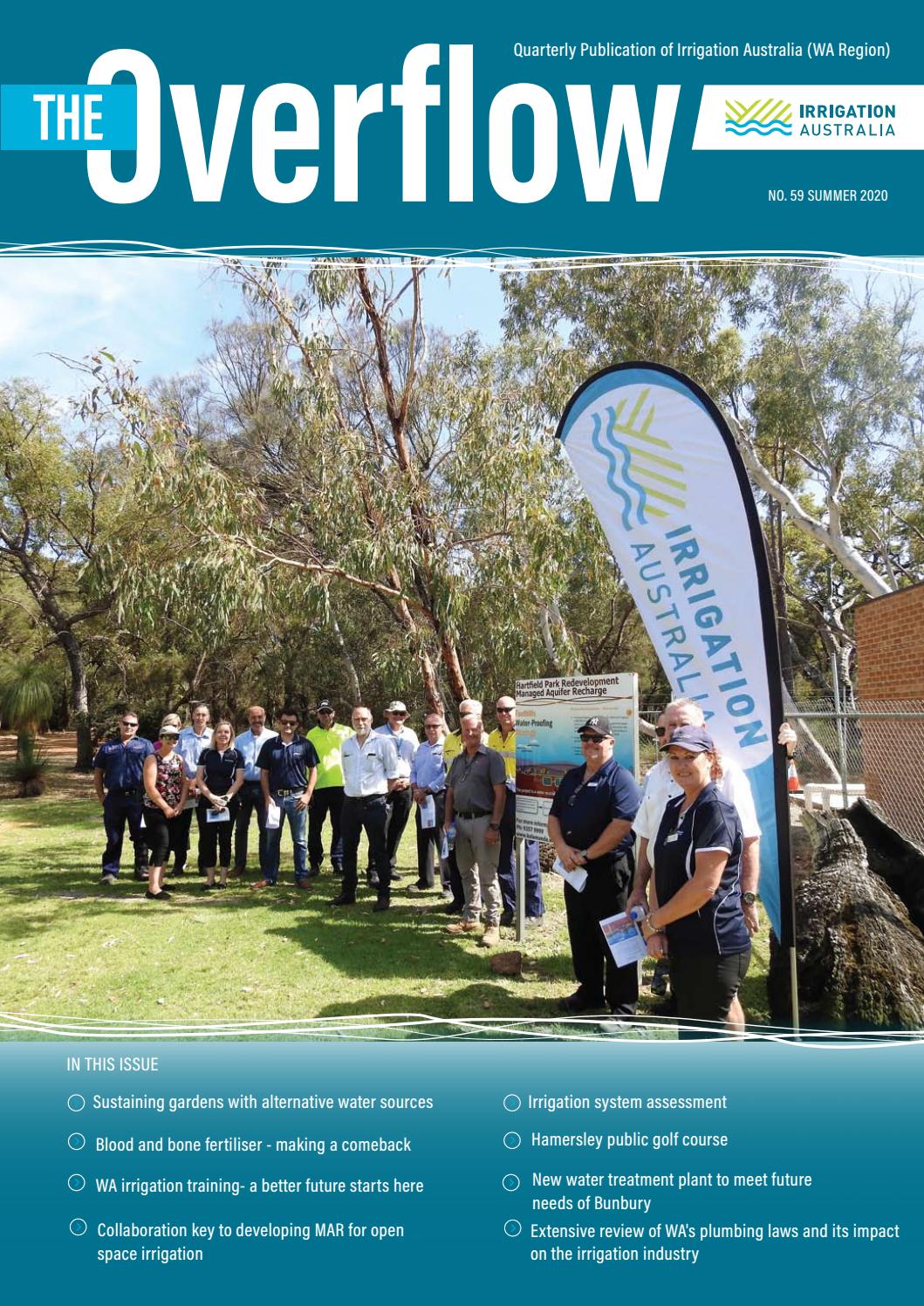 Overflow Magazine Summer 2020 by Irrigation Australia - Issuu