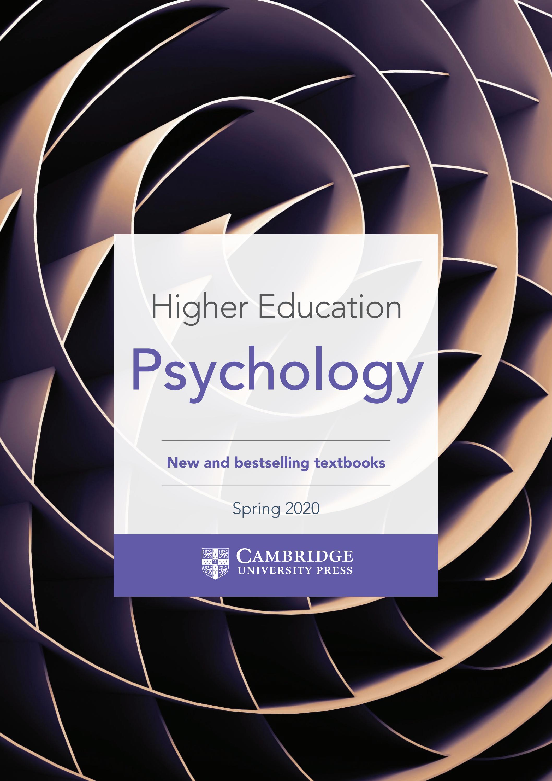 Psychology Textbooks from Cambridge Spring 2020 by Cambridge University ...