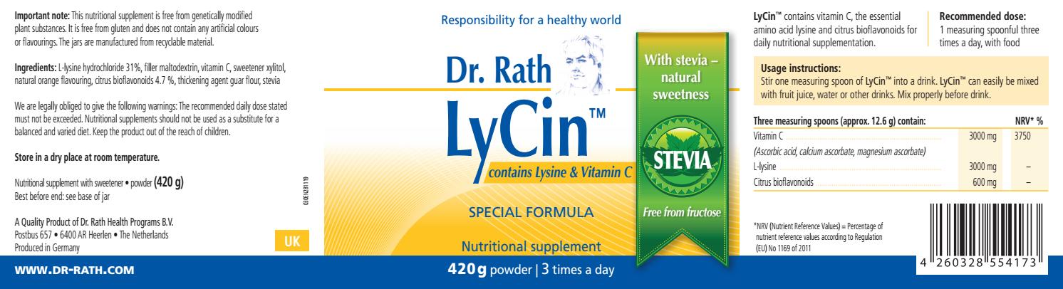 LYCIN - LABEL UK by Dr. Rath Health Programs - Issuu