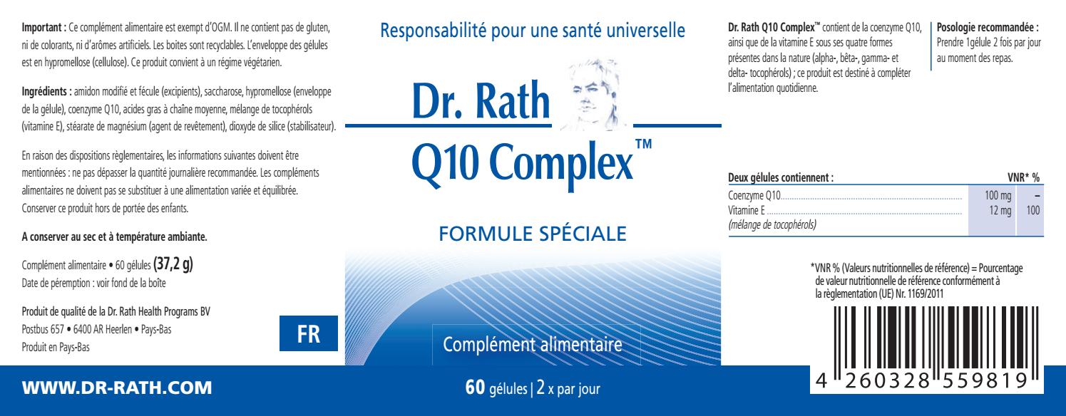 Q10 COMPLEX - LABEL FR by Dr. Rath Health Programs - Issuu