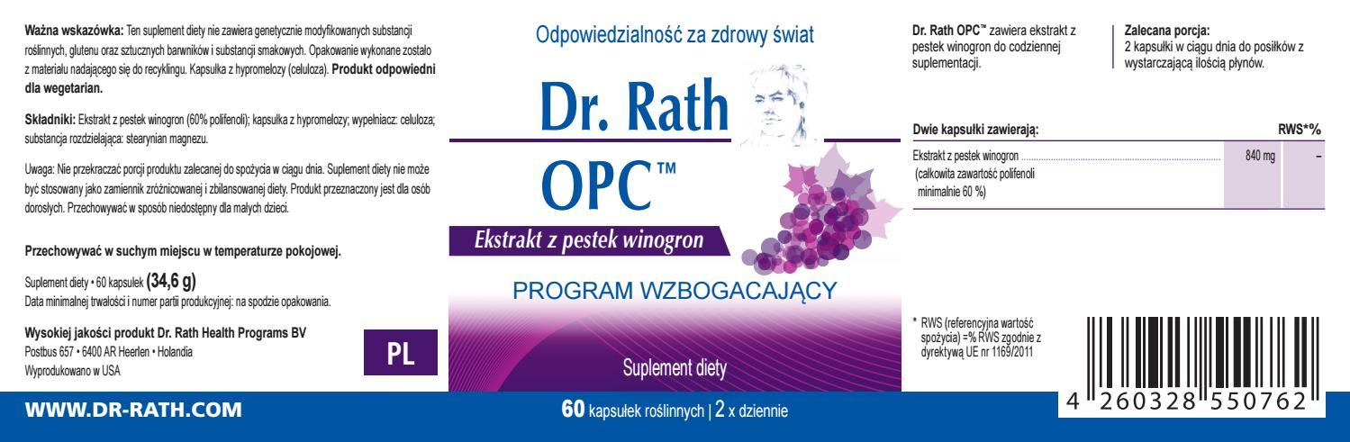 DR RATH OPC - LABEL PL by Dr. Rath Health Programs - Issuu