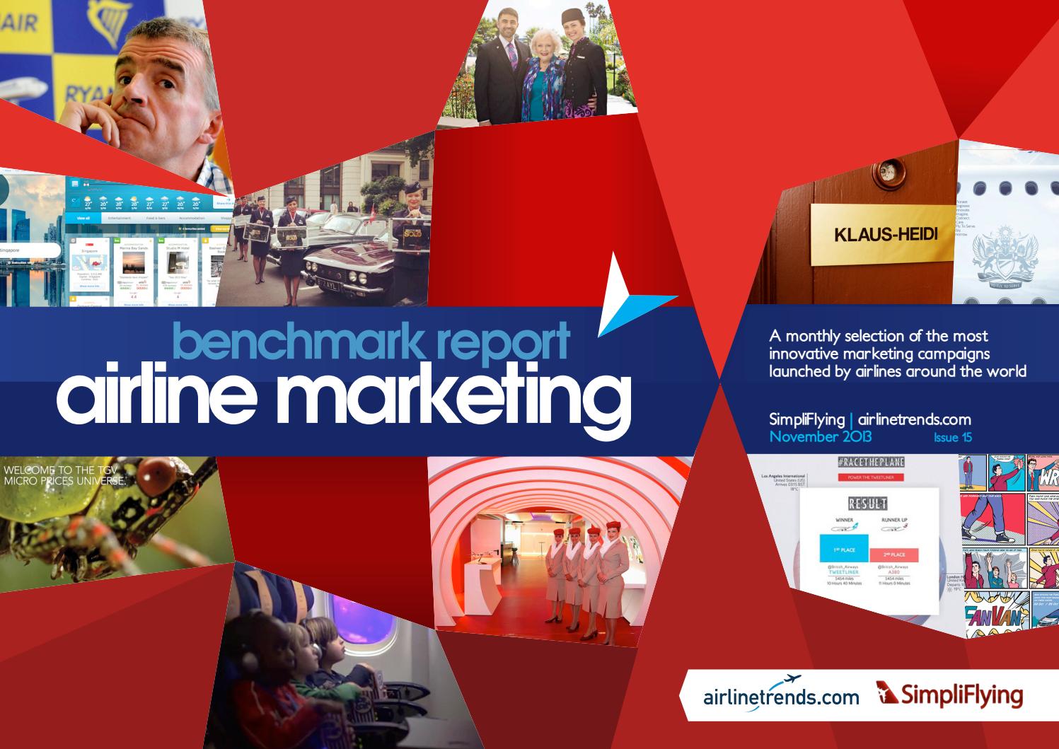 Airline Marketing Benchmark Report-November 2013 by Aviation Marketing ...