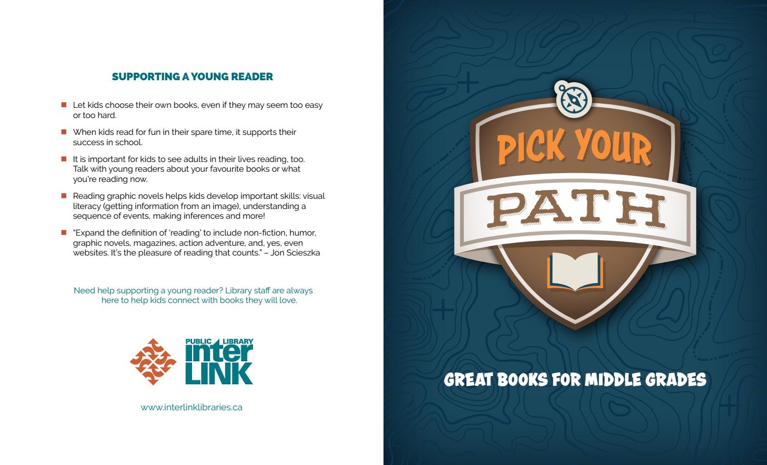 Pick Your Path: Great Books for Middle Grades by Fraser Valley Regional ...