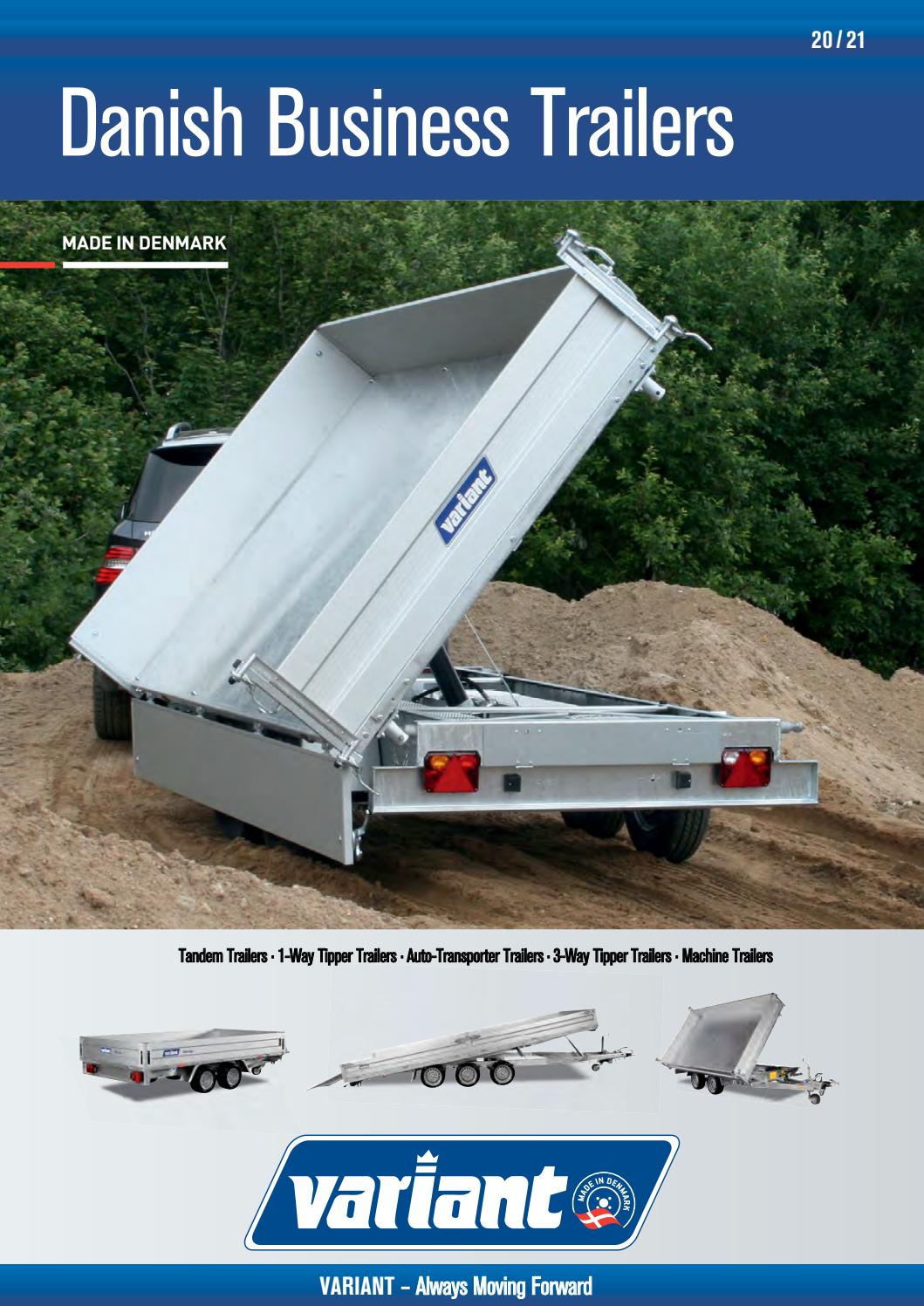 Variant Business Trailers - 2020 Catalogue by Variant Trailers ...