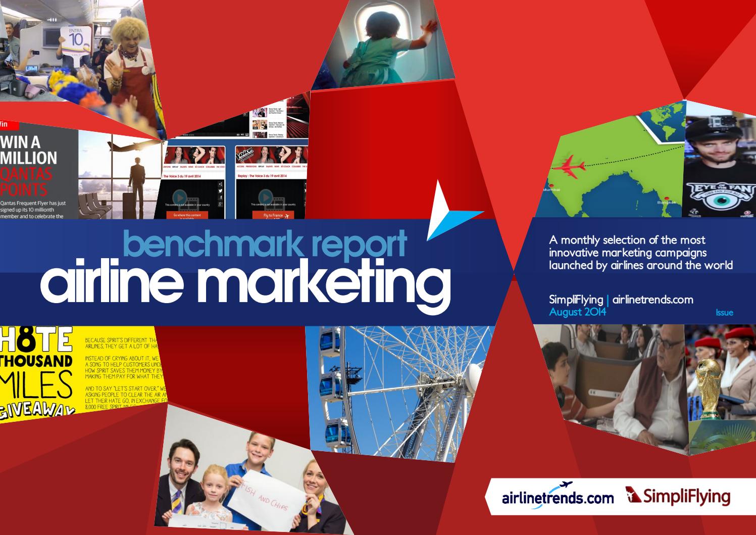 Airline Marketing Benchmark Report August 2014 by Aviation Marketing ...