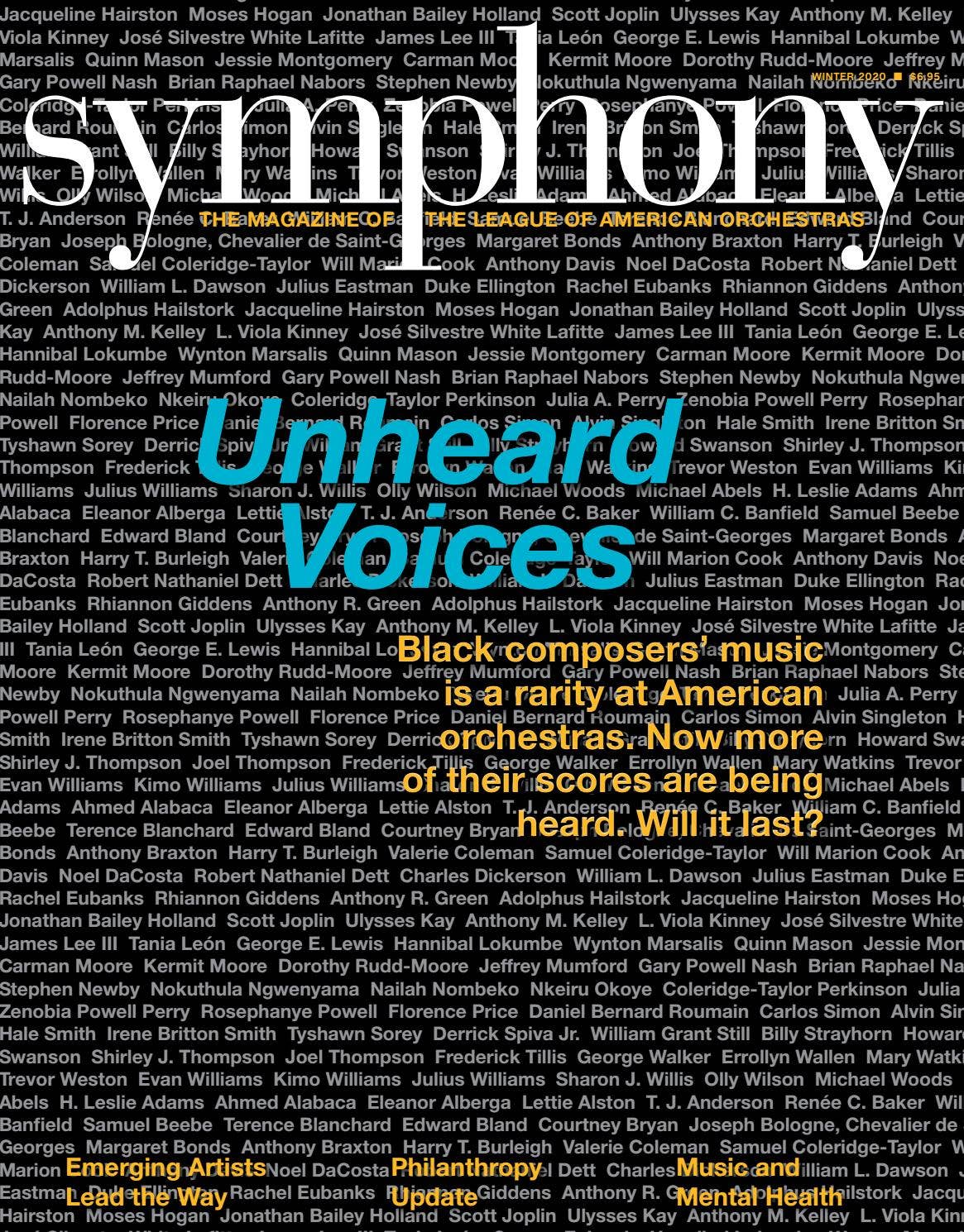 Symphony Winter 2020 by Symphony Magazine, from the League of American ...