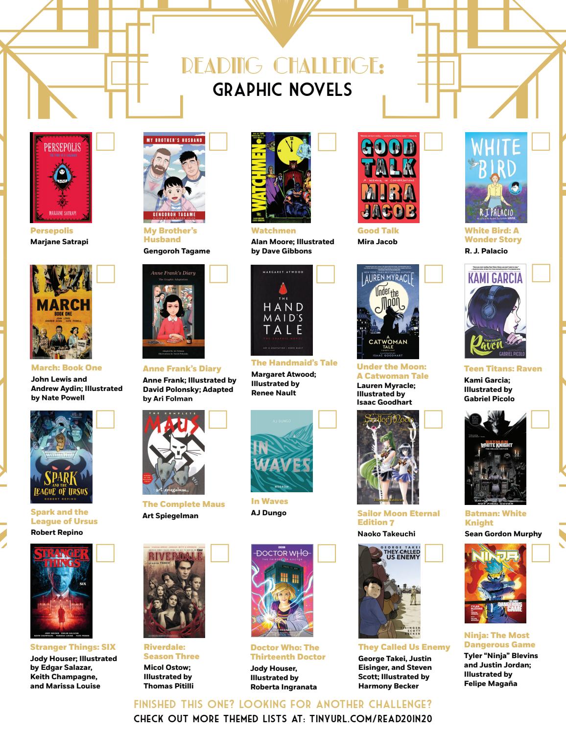 Reading Challenge: Graphic Novels by PRH Library - Issuu