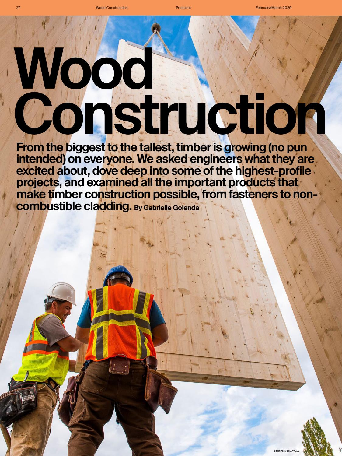 AN February/March 2020 Wood Construction Special Section by The ...