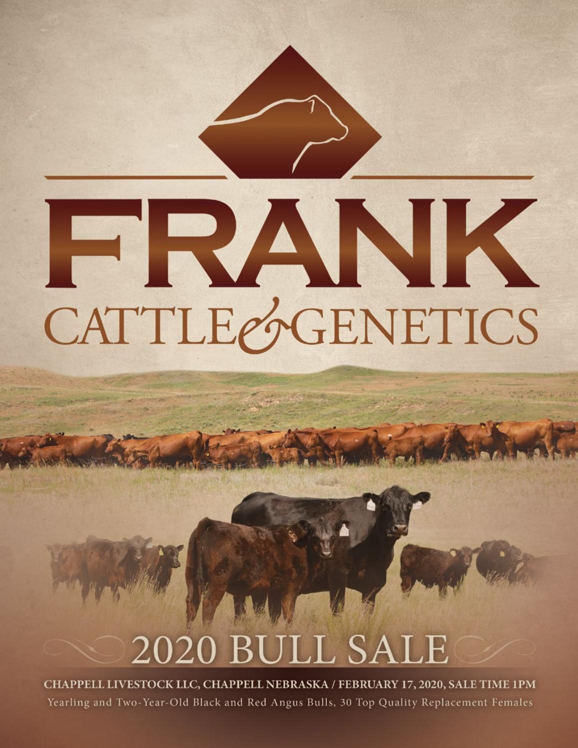 2020 Frank Cattle and Genetics Sale Catalog by Ranch House Designs - Issuu