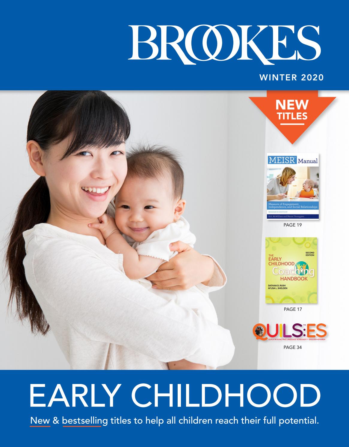 Brookes Publishing | Early Childhood | Winter 2020 by Brookes ...