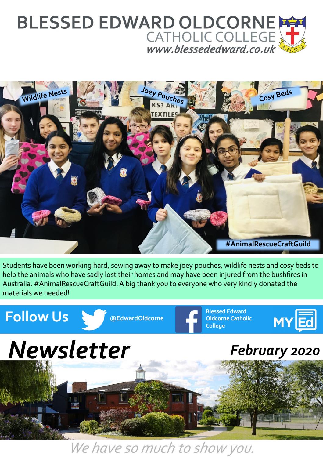 Newsletter February 2020 by Blessed Edward Oldcorne - Issuu