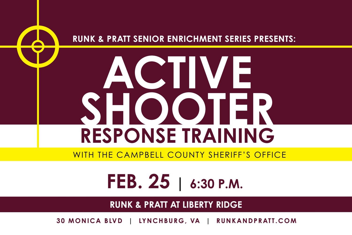 Active Shooter Response Training by Runk & Pratt - Issuu