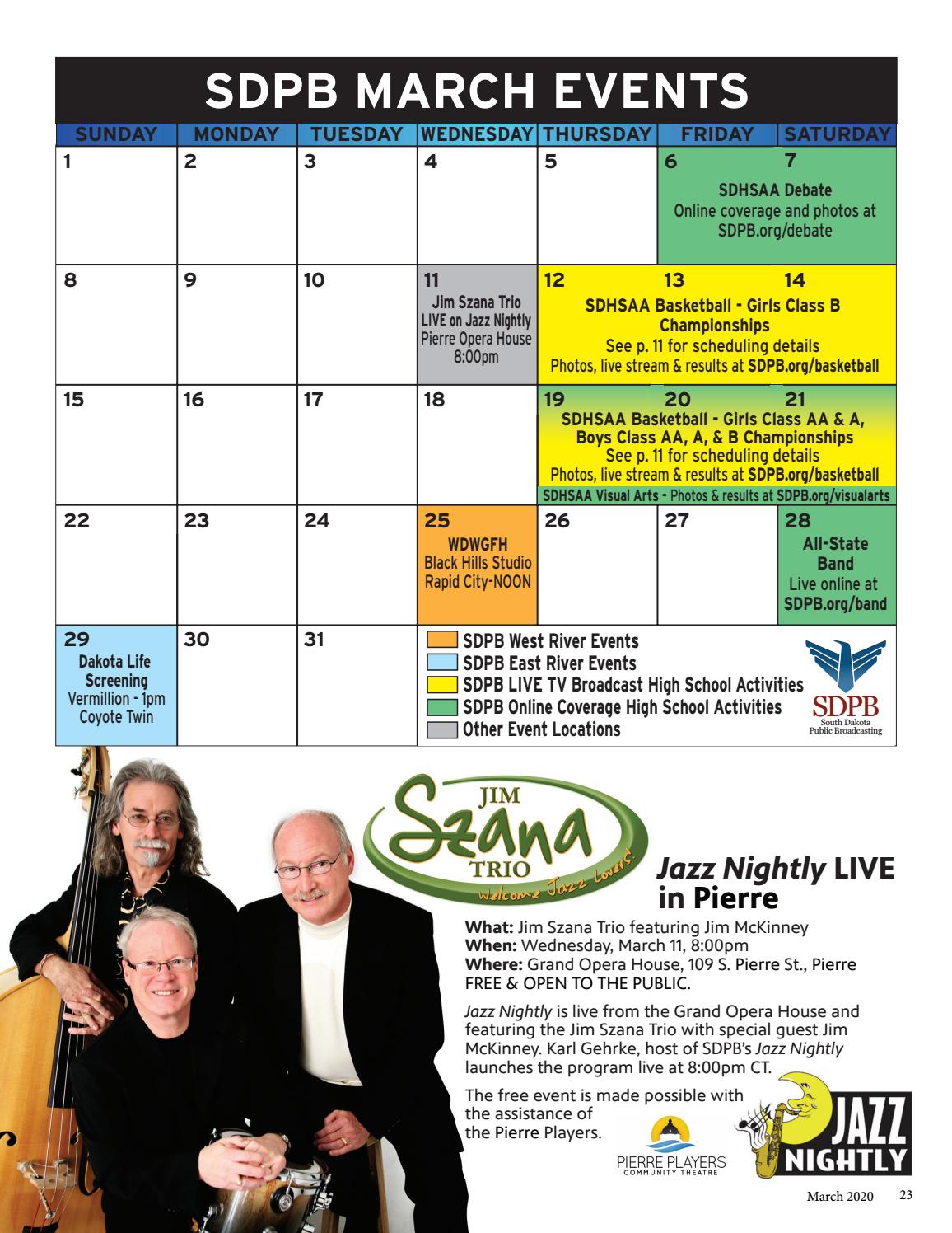 SDPB March 2020 Magazine by South Dakota Public Broadcasting - Issuu