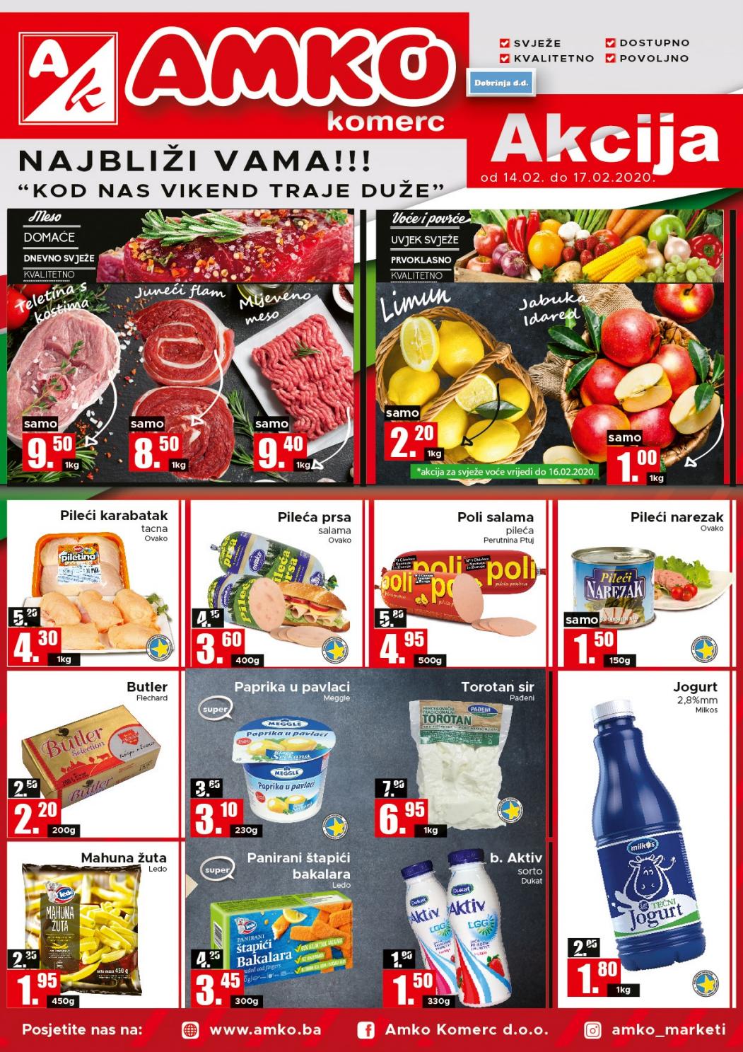Amko komerc vikend akcija od 14.-17.02.2020. by Catalog.ba - Issuu