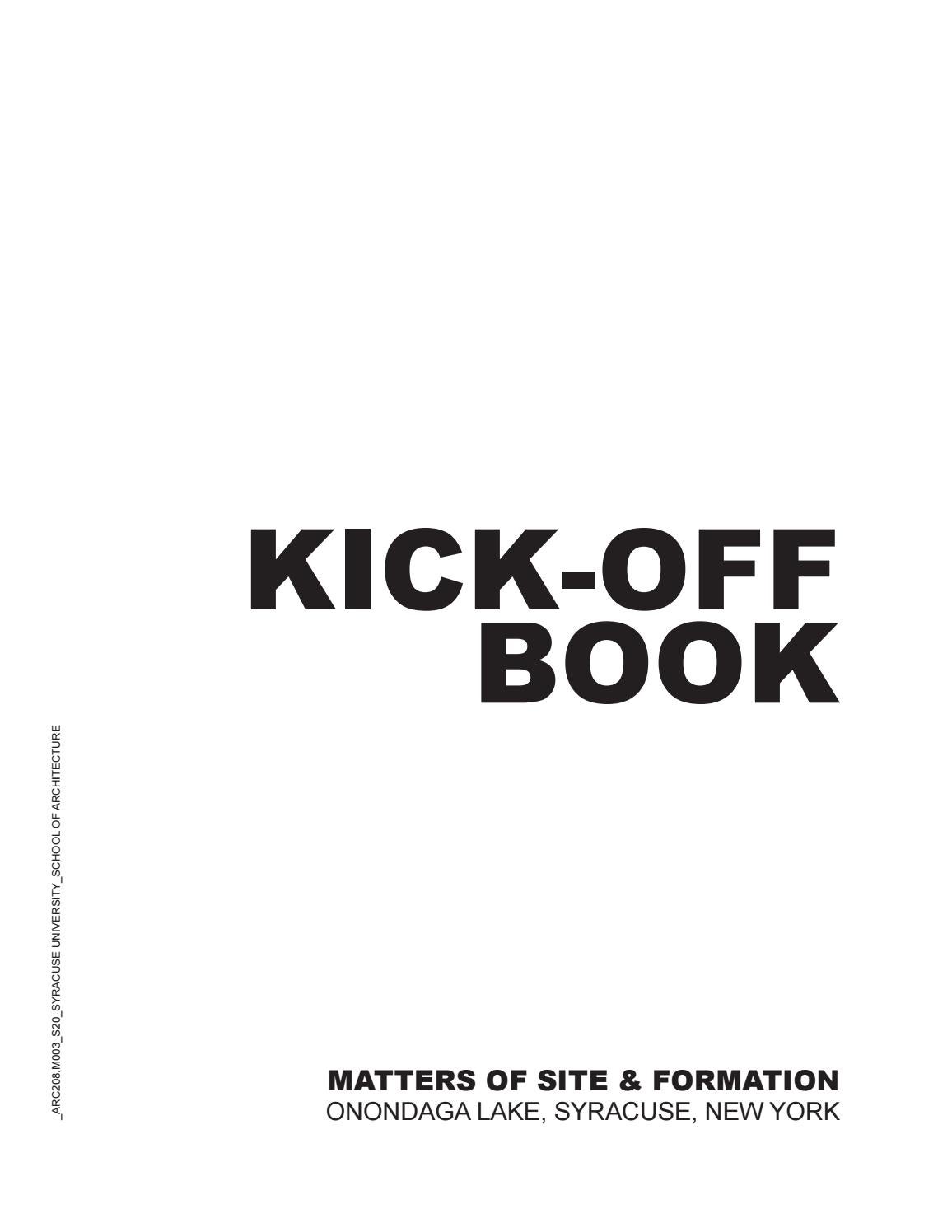 Kick-Off Book: Matters of Site by Sou Fang - Issuu