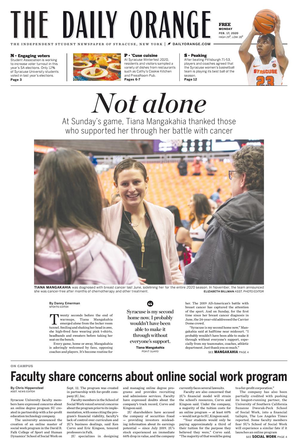 February 17, 2020 by The Daily Orange - Issuu