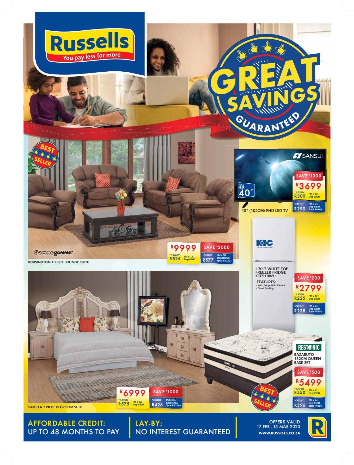 Russells Great Savings 17 FEB - 15 MAR 2020 by Jdgdigital - Issuu