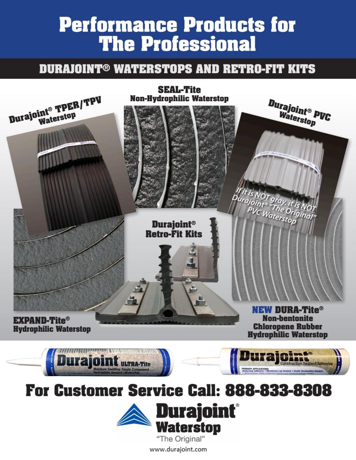 Durajoint waterstops by Ram Tool Construction Supply Co. - Issuu