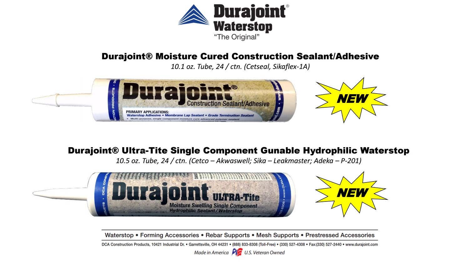 Durajoint Waterstops Cross Reference Guide by Ram Tool Construction ...