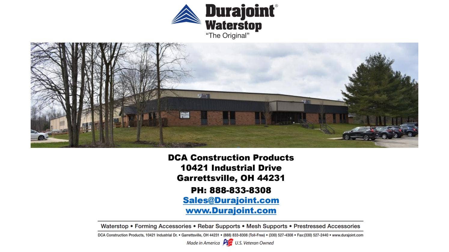 Durajoint Waterstops Cross Reference Guide by Ram Tool Construction ...