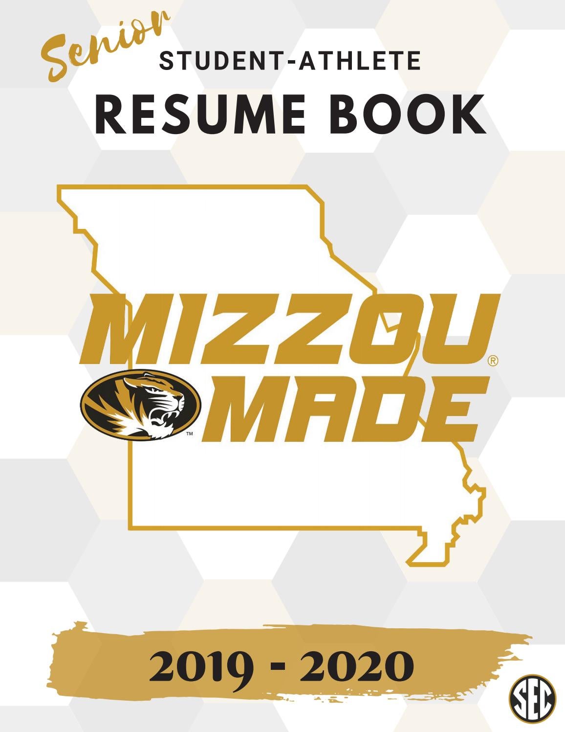 2019 2020 Mizzou Athletics Senior Resume Book By Adam Kiel University 