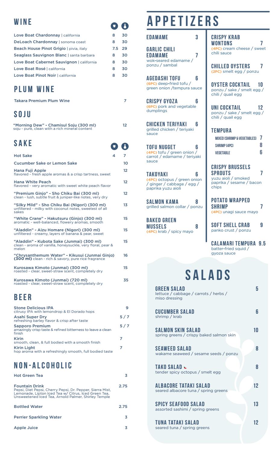 Love Boat Oceanside Menu Feb 2020 by loveboat3737 - Issuu