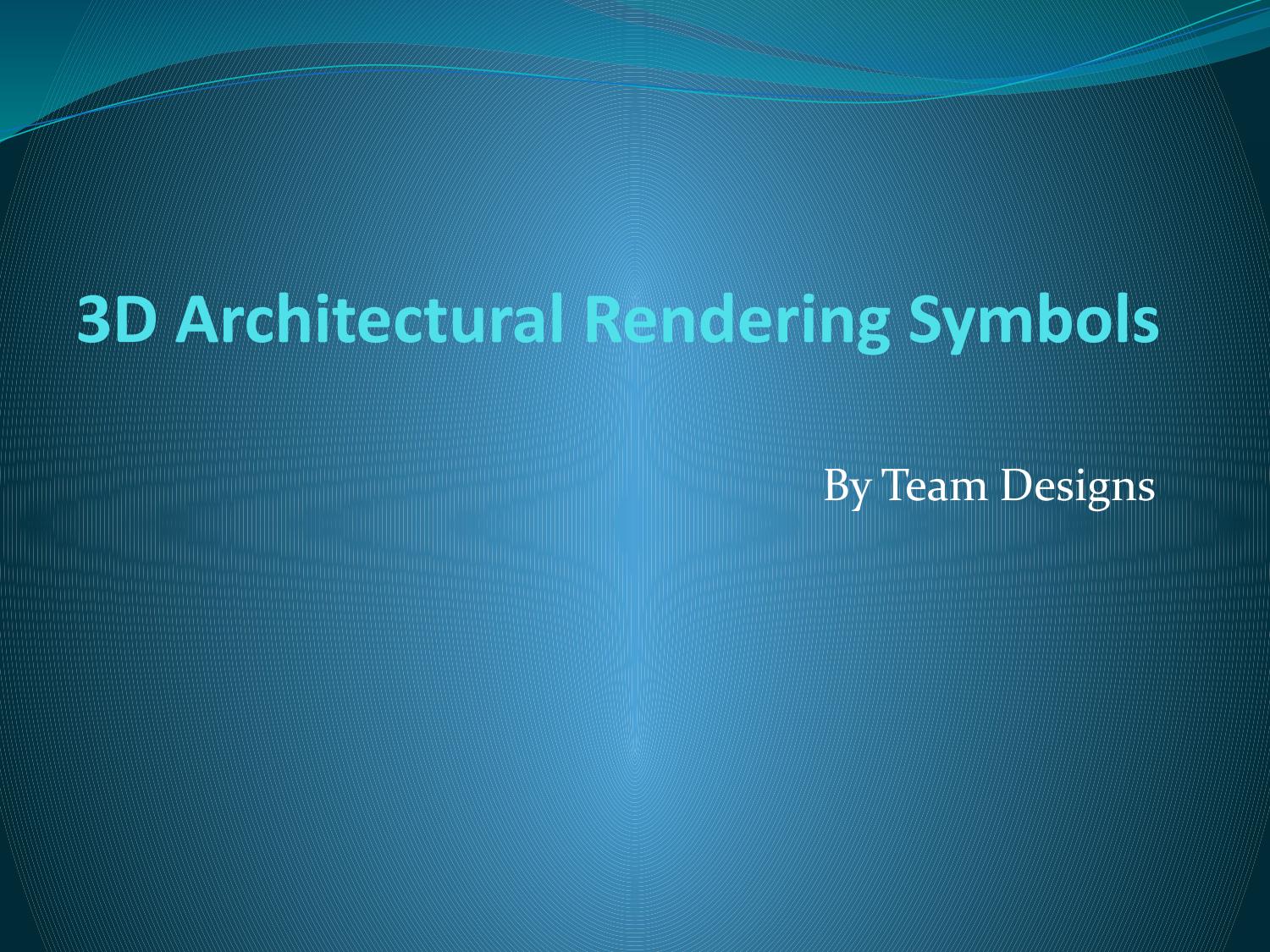 3D Architectural Rendering Symbols by team designs - Issuu