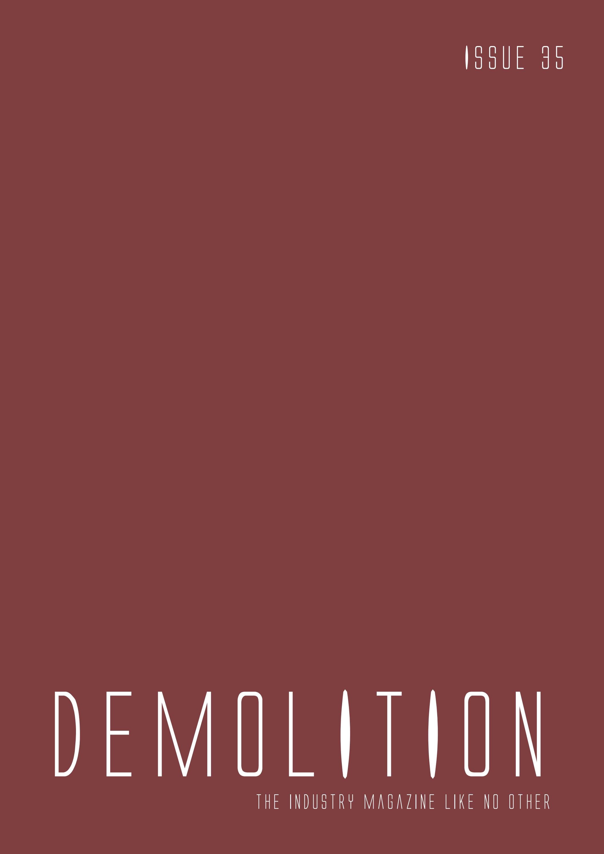 Demolition Magazine - Issue 35 by Global News Media Ltd - Issuu