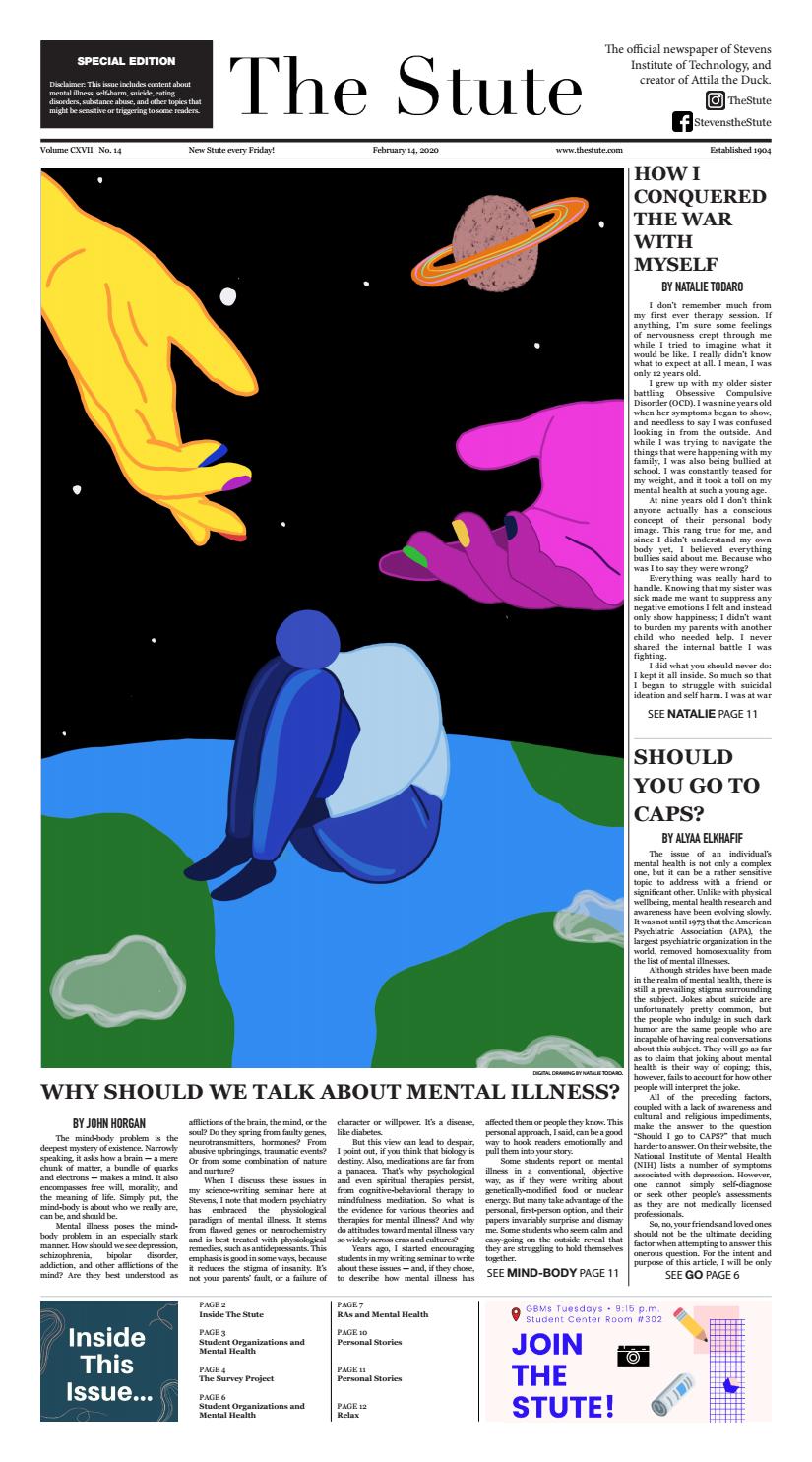 [The Stute] February 14, 2020 (Issue 14, CXVII) by The Stute - Issuu