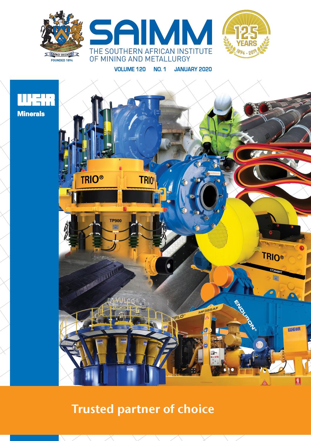 Saimm 202001 jan by SAIMM - Issuu