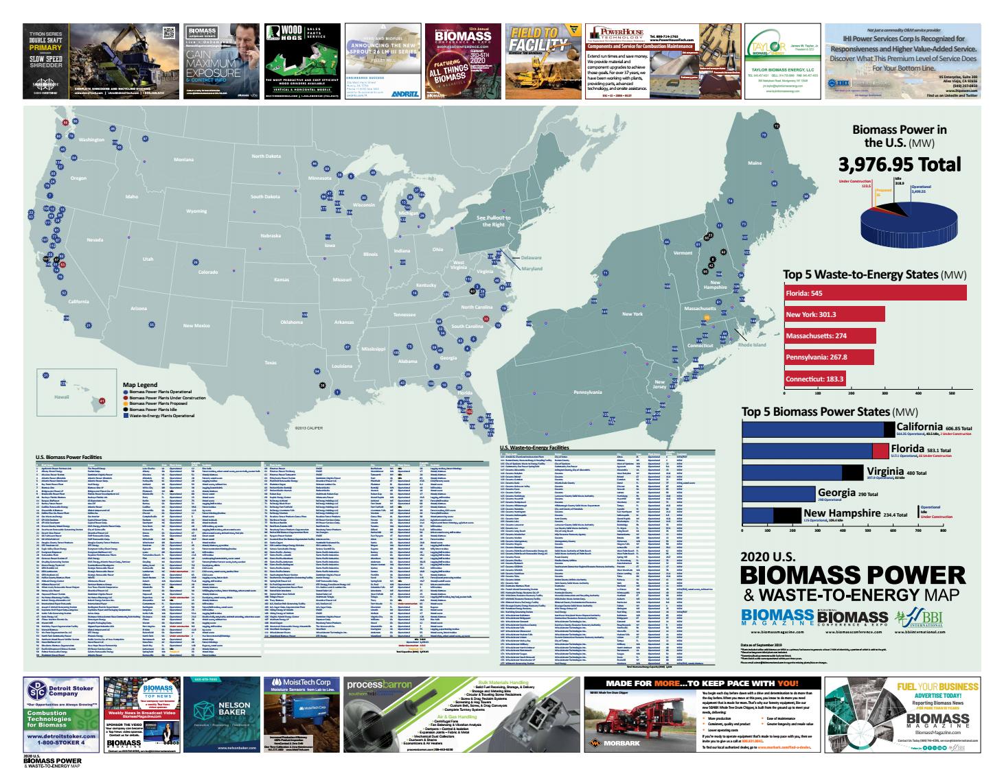 2020 Biomass Waste-to-Energy Map by BBI International - Issuu