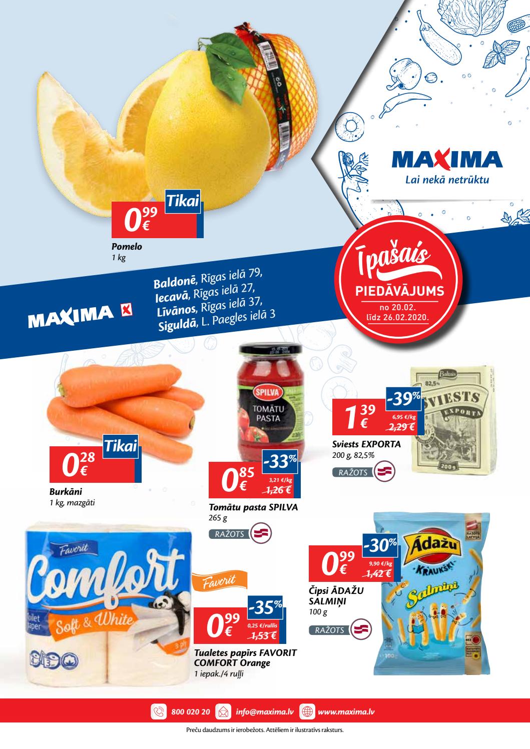 MAXIMA | X | 20.02. - 26.02.2020. by Maxima Latvija - Issuu