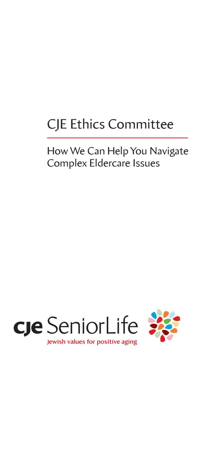 How We Can Help You Navigate Complex Eldercare Issues by CJE SeniorLife ...
