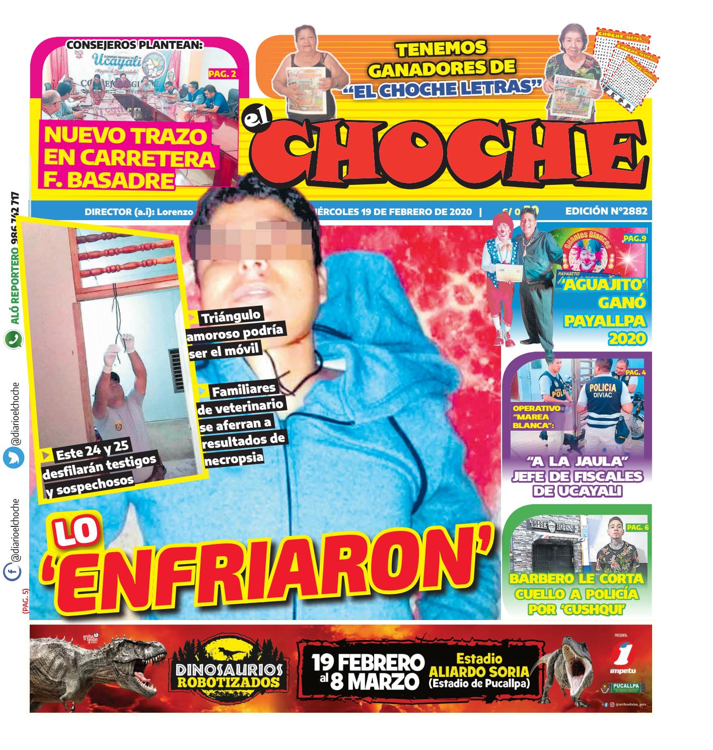 El Choche, Pucallpa 19 de febrero del 2020 by Diario Ímpetu - Issuu