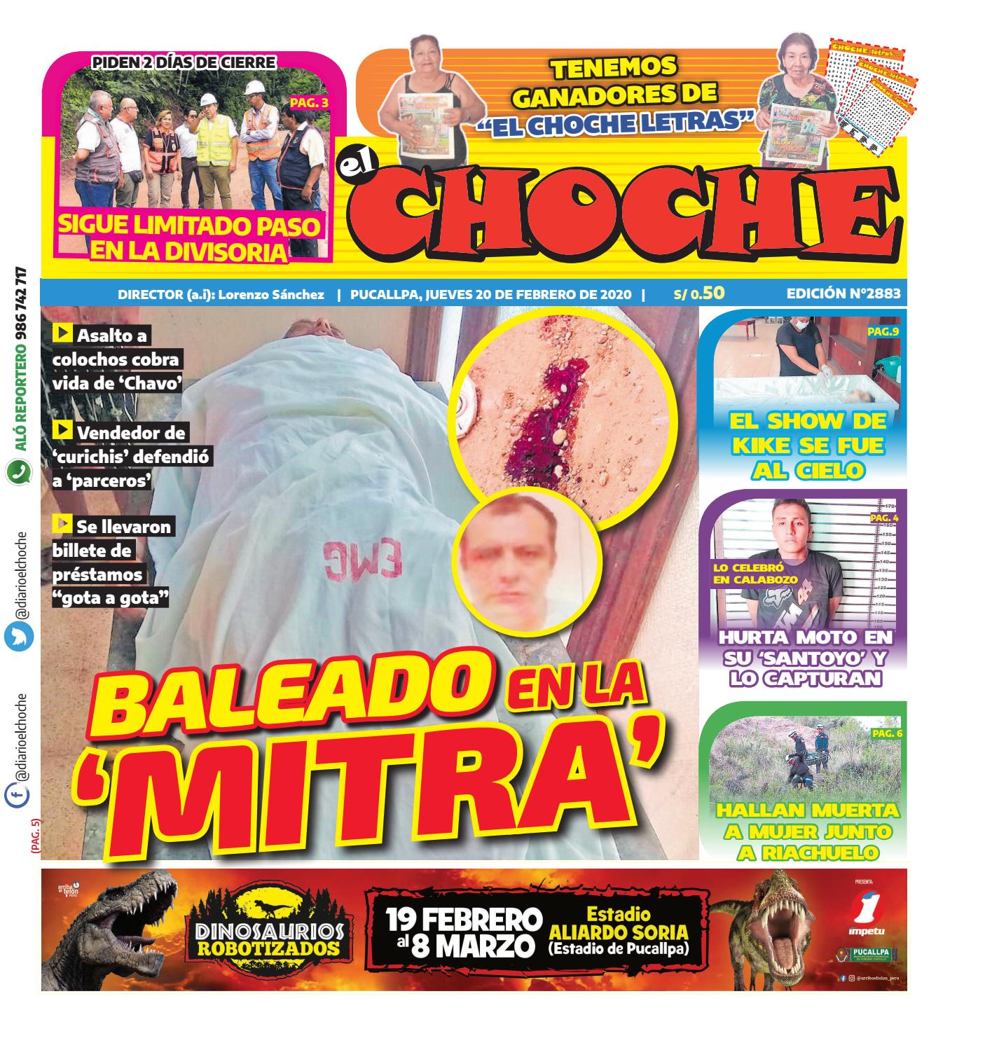 El Choche, Pucallpa 20 de febrero del 2020 by Diario Ímpetu - Issuu