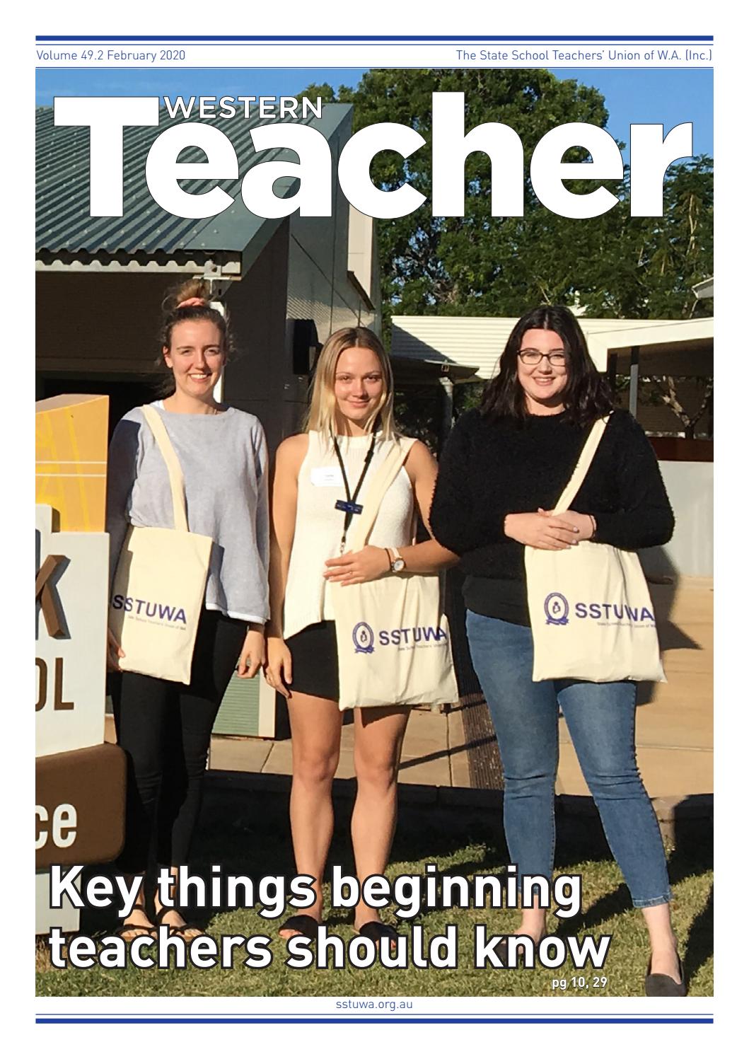 Western Teacher - Volume 49.2 - February 2020 by SSTUWA - Issuu