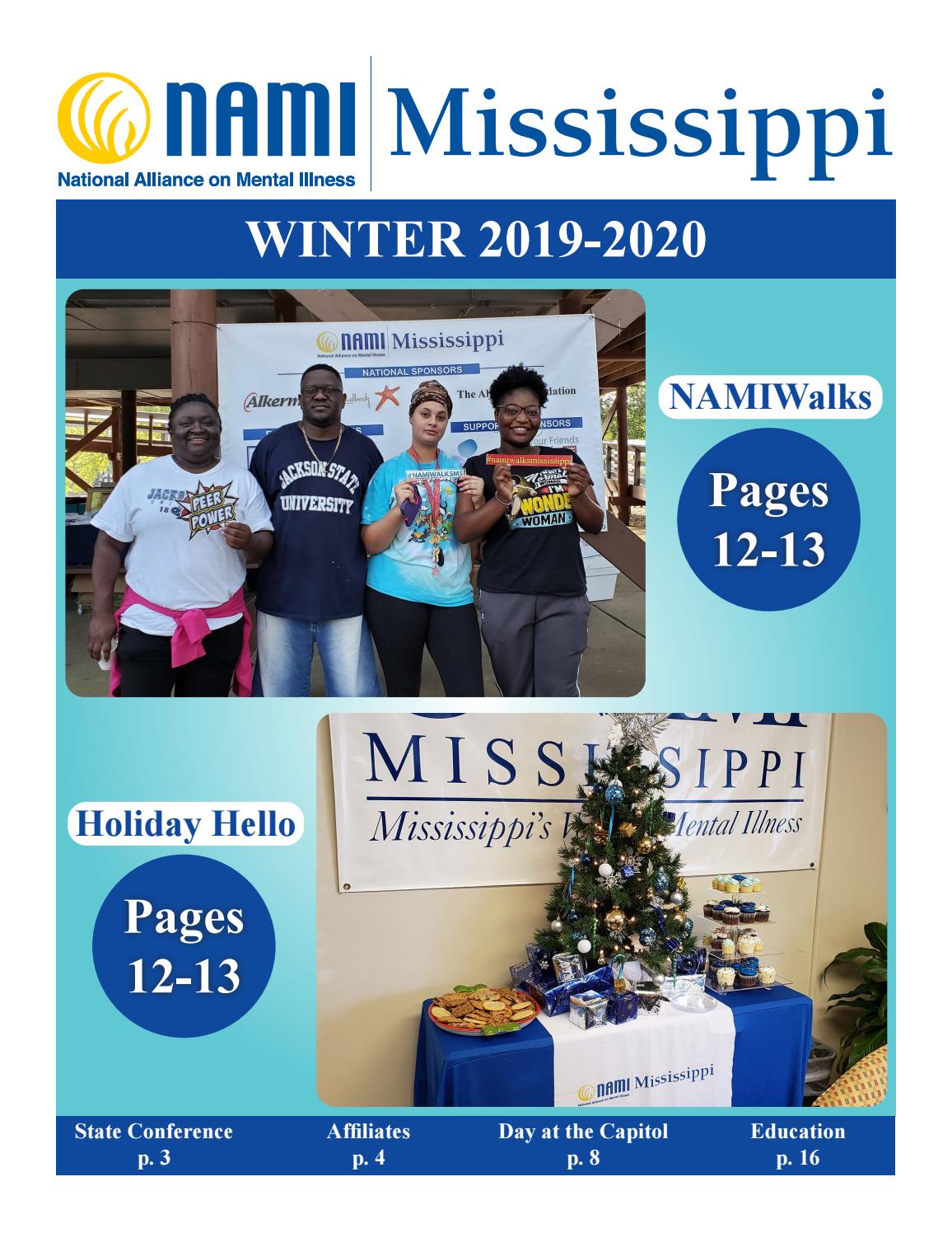Winter 2019-2020 Newsletter by NAMI Mississippi - Issuu