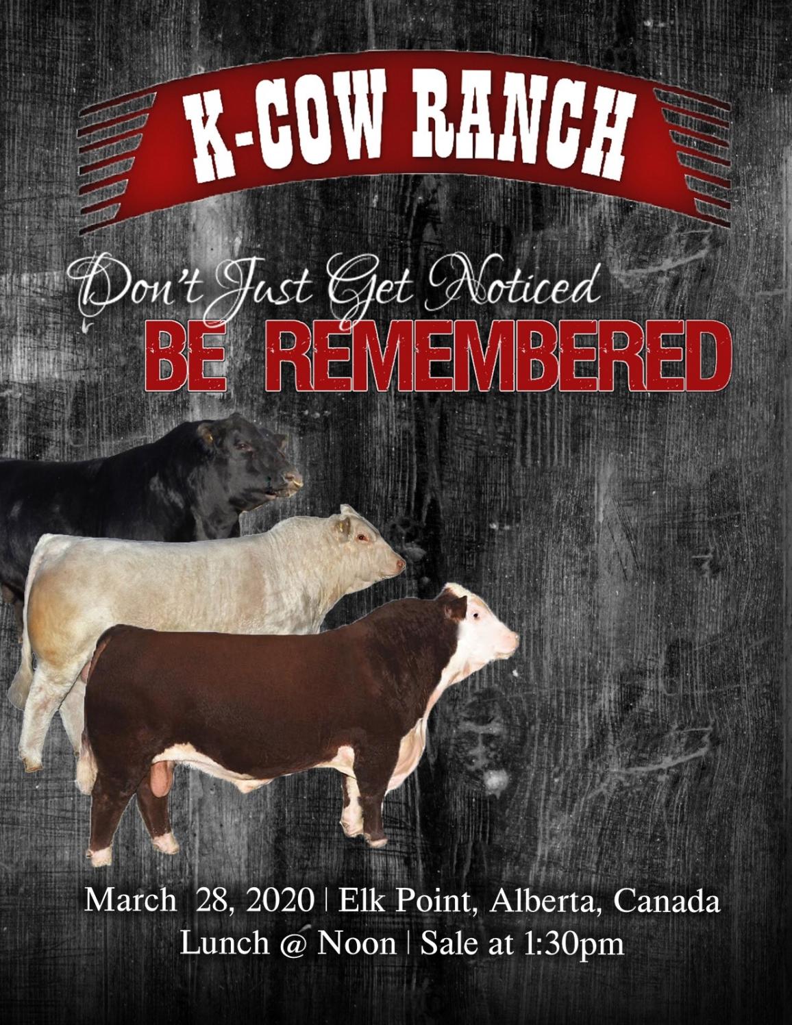 K-Cow Ranch 2020 Bull Sale by K-Cow Ranch - Issuu